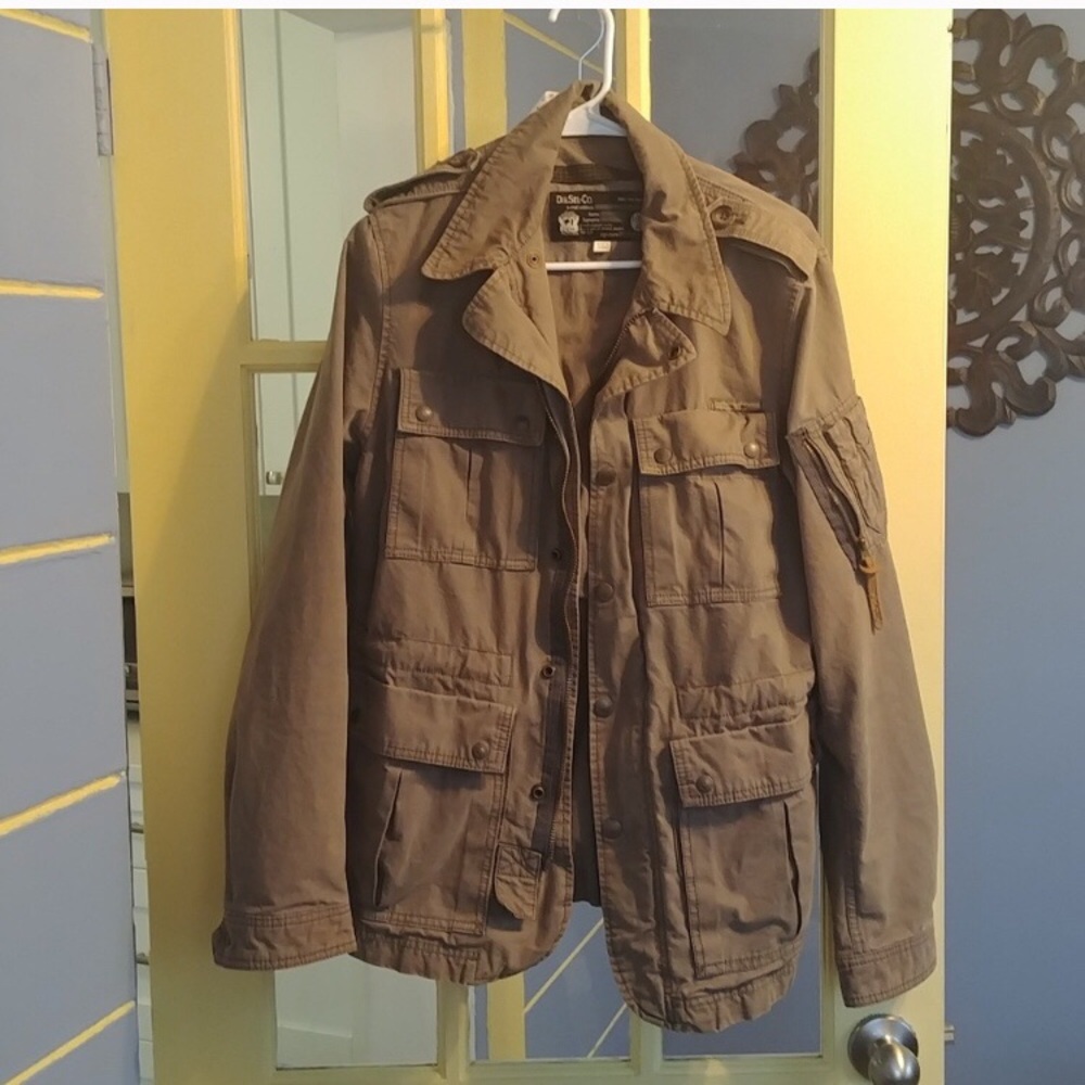 Diesel Blazer Military Jacket In Perfect C - Gem